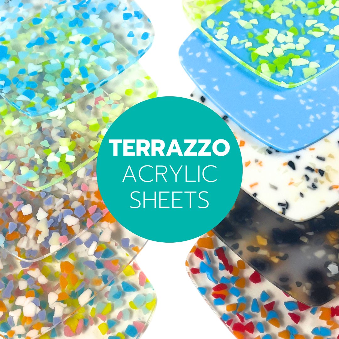 Terrazzo Confetti Acrylic Sheets Custom Made Better
