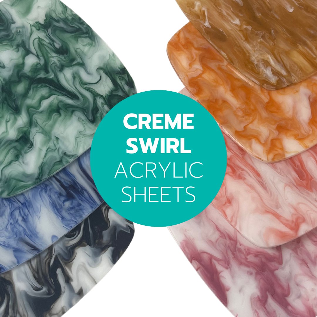 Creme Swirl Acrylic Sheets – Custom Made Better