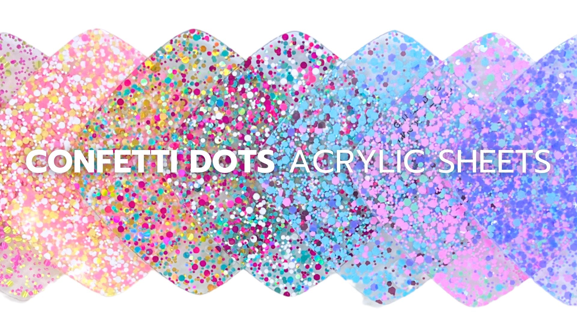 Confetti Dots Acrylic Sheets – Custom Made Better