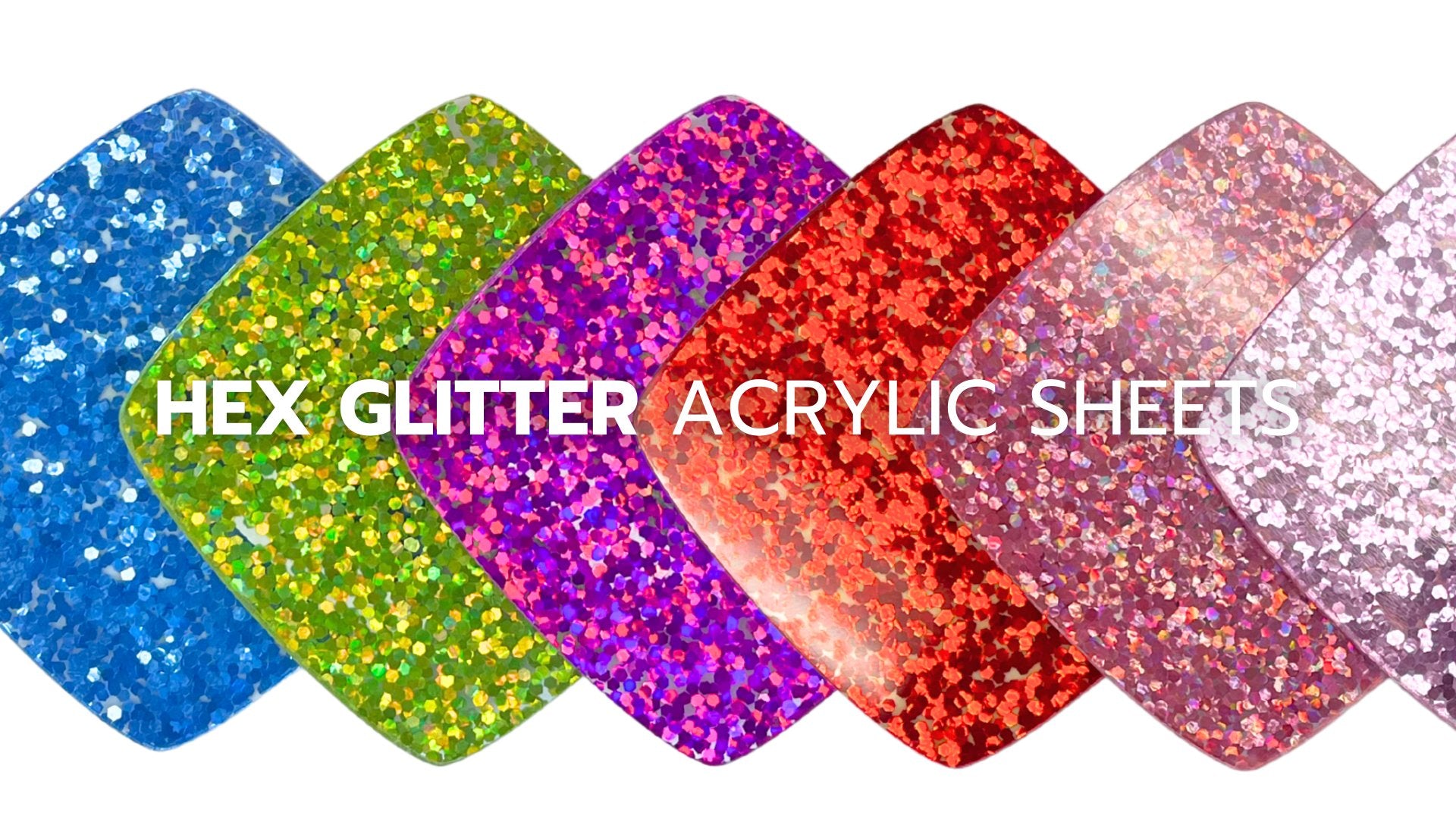Hex Glitter Acrylic Sheets – Custom Made Better