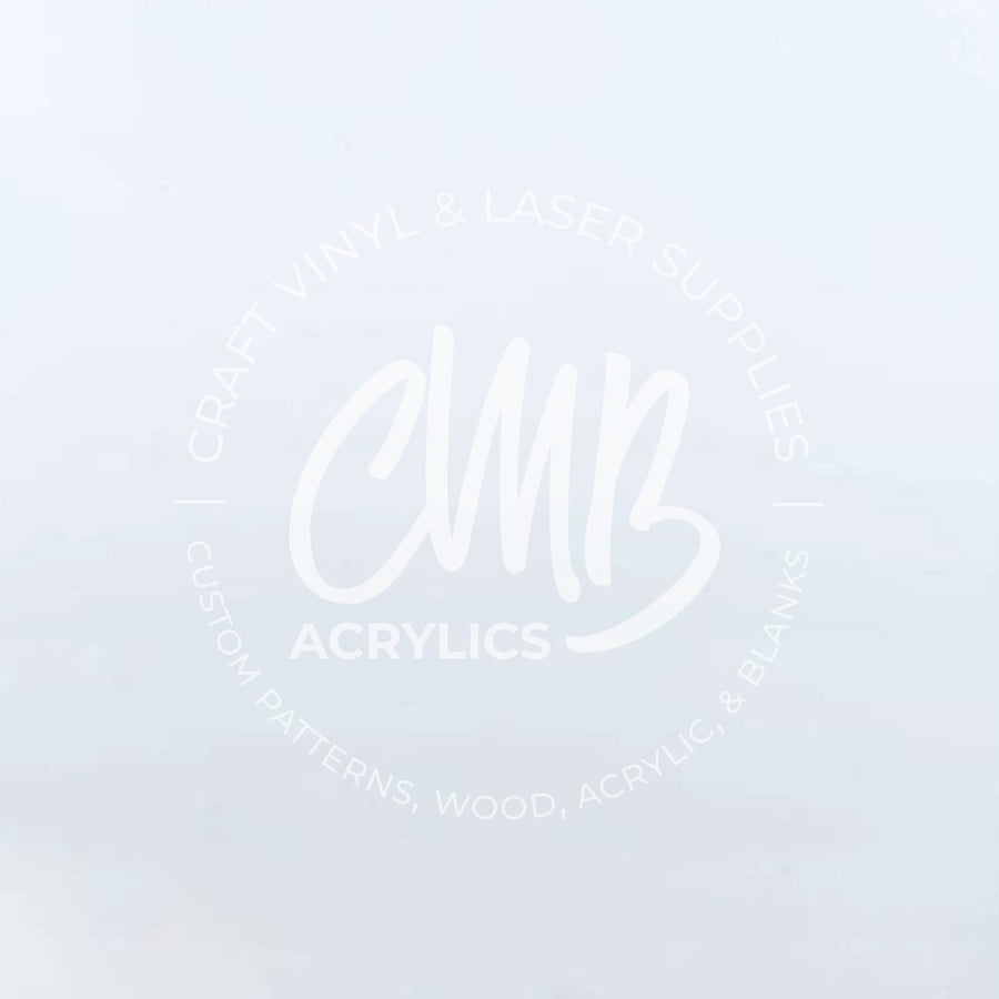 1/32" Clear Matte Acrylic Sheets – Custom Made Better