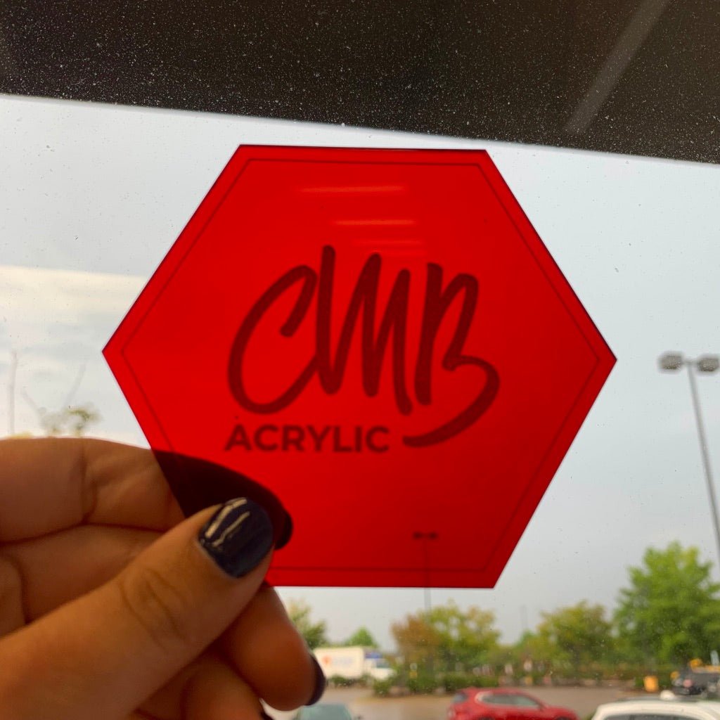 1/4" Transparent Red Cast Acrylic Sheets | 2423 Transparent – Custom ...