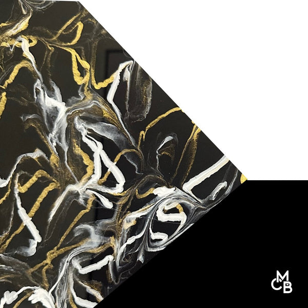 1/8" Black Golden Swirl Marble Cast Acrylic Sheets – Custom Made Better