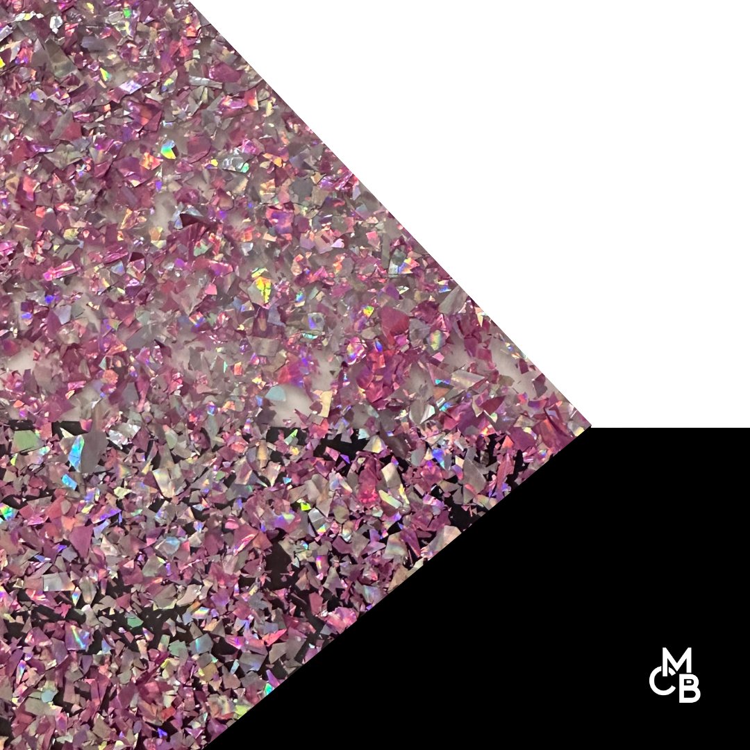 1/8" Blushing Stardust Flake Glitter Cast Acrylic Sheets – Custom Made ...