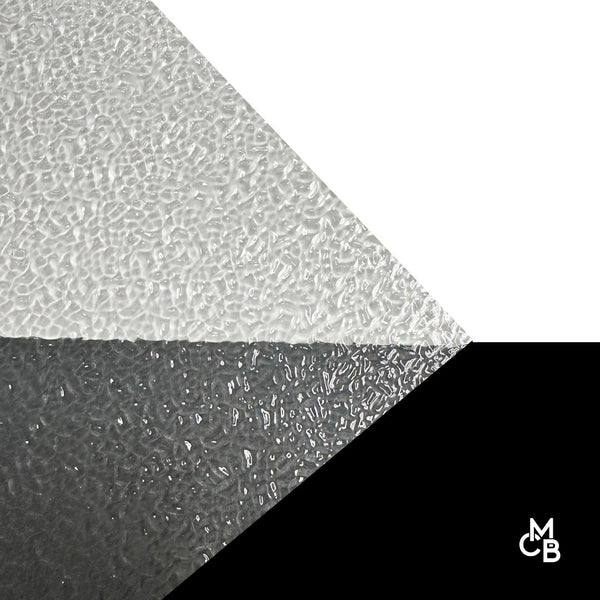 1/8" Snake Skin Clear Textured Cast Acrylic Sheets – Custom Made Better
