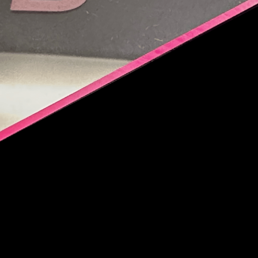 1/8" Transparent Edge Glow Pink Cast Acrylic Sheets | L025 – Custom ...