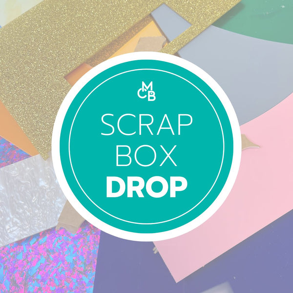 ACRYLIC SCRAPS BOX- PLEASE DO NOT ADD ANYTHING ELSE TO YOUR ORDER THES ...