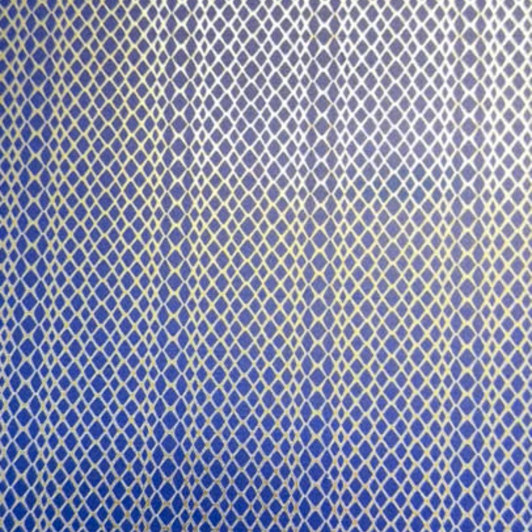1/8" Blue Snakeskin on Champagne Metallic Pattern Acrylic Sheet CMB PR ...