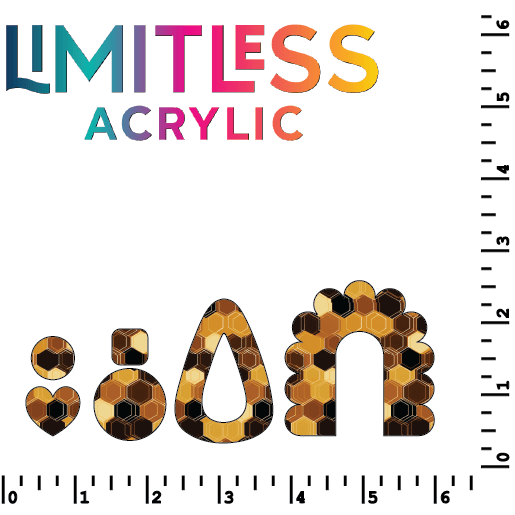 P0301 | Dark Honeycomb Pattern Acrylic Sheets – Custom Made Better