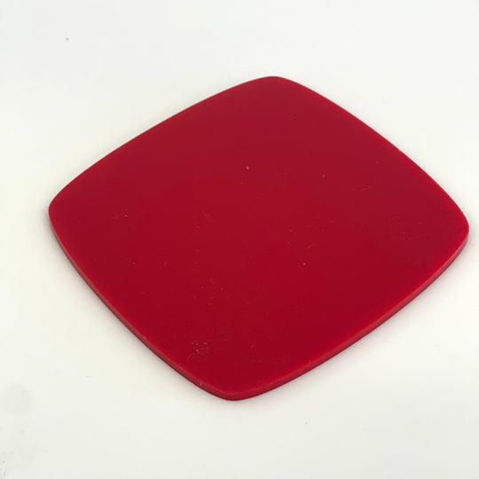 1/8" Matte Red Cast Acrylic Sheets | Matte/Gloss Finish – Custom Made ...