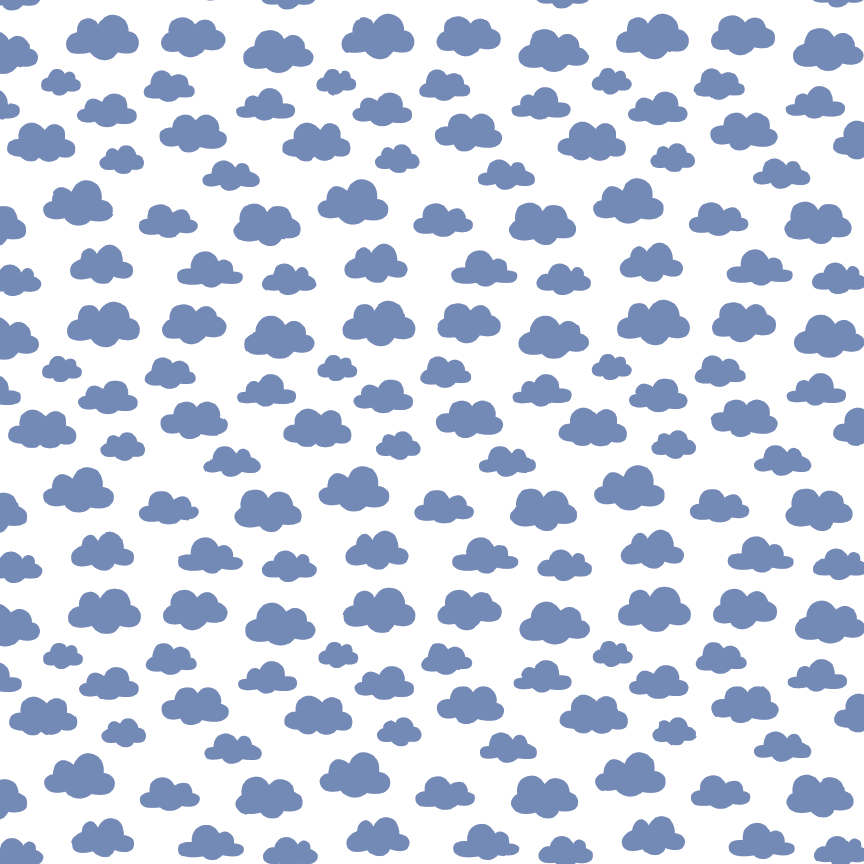 Periwinkle Clouds Pattern Acrylic Sheets – Custom Made Better