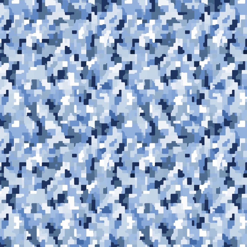 P0903 | Pixelated Blue Camo Pattern Acrylic Sheets – Custom Made Better