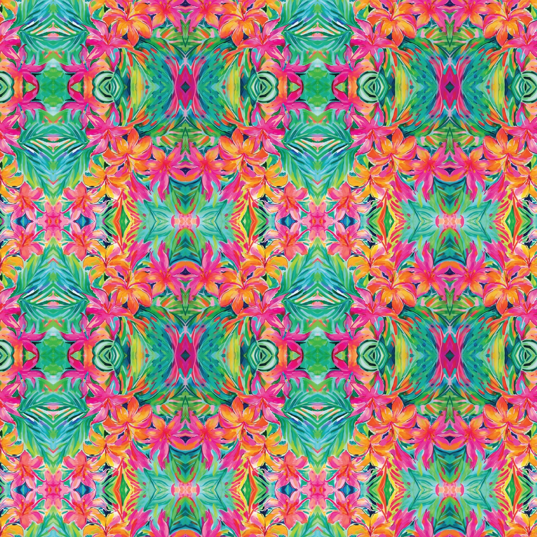 Preppy Tropical Watercolor Pattern Acrylic Sheets – Custom Made Better