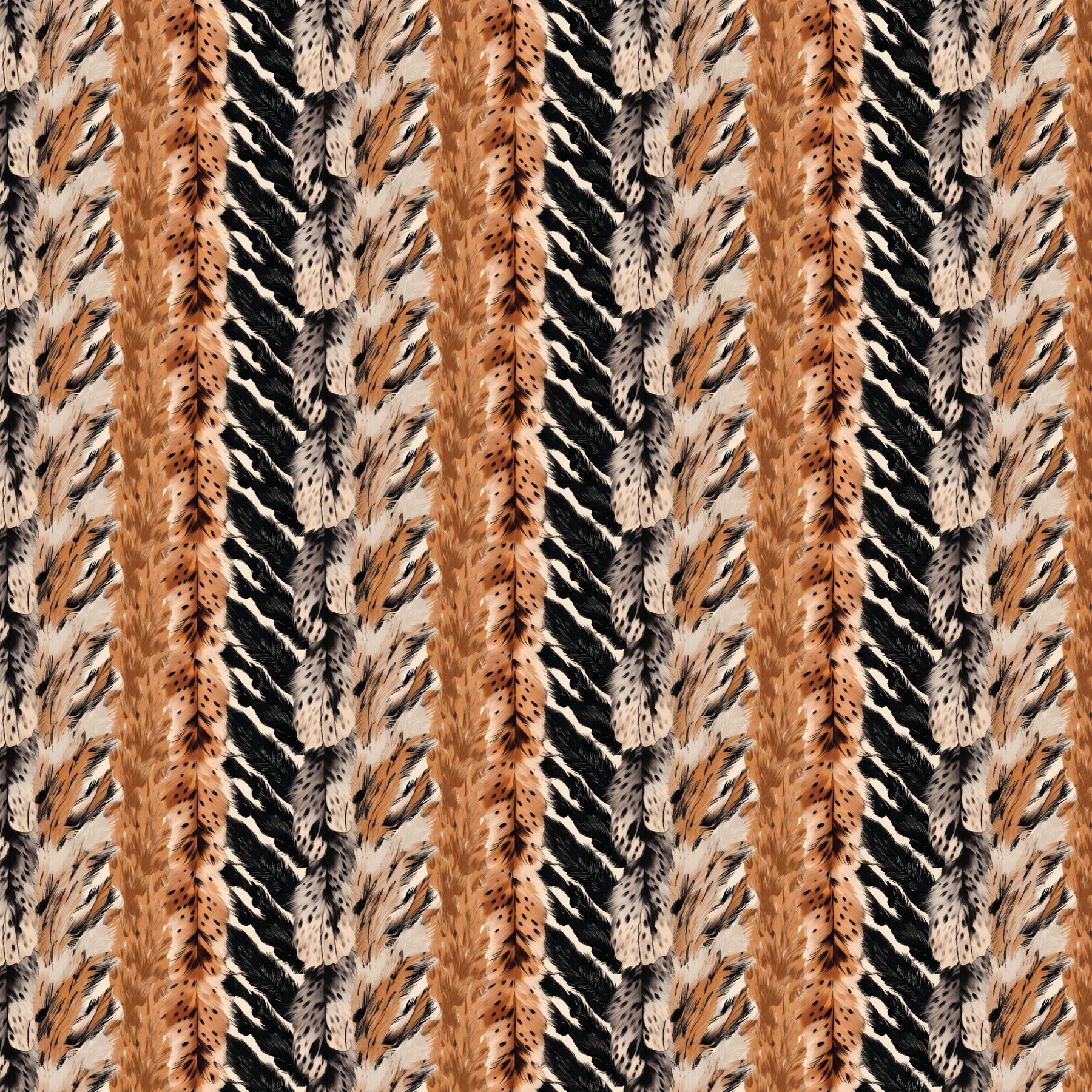Tiger Fur Stripes Pattern Acrylic Sheets – Custom Made Better
