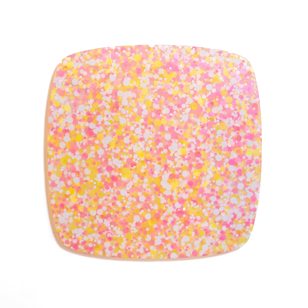 1/8" Good Vibes Glitter Dots Cast Acrylic Sheets – Custom Made Better