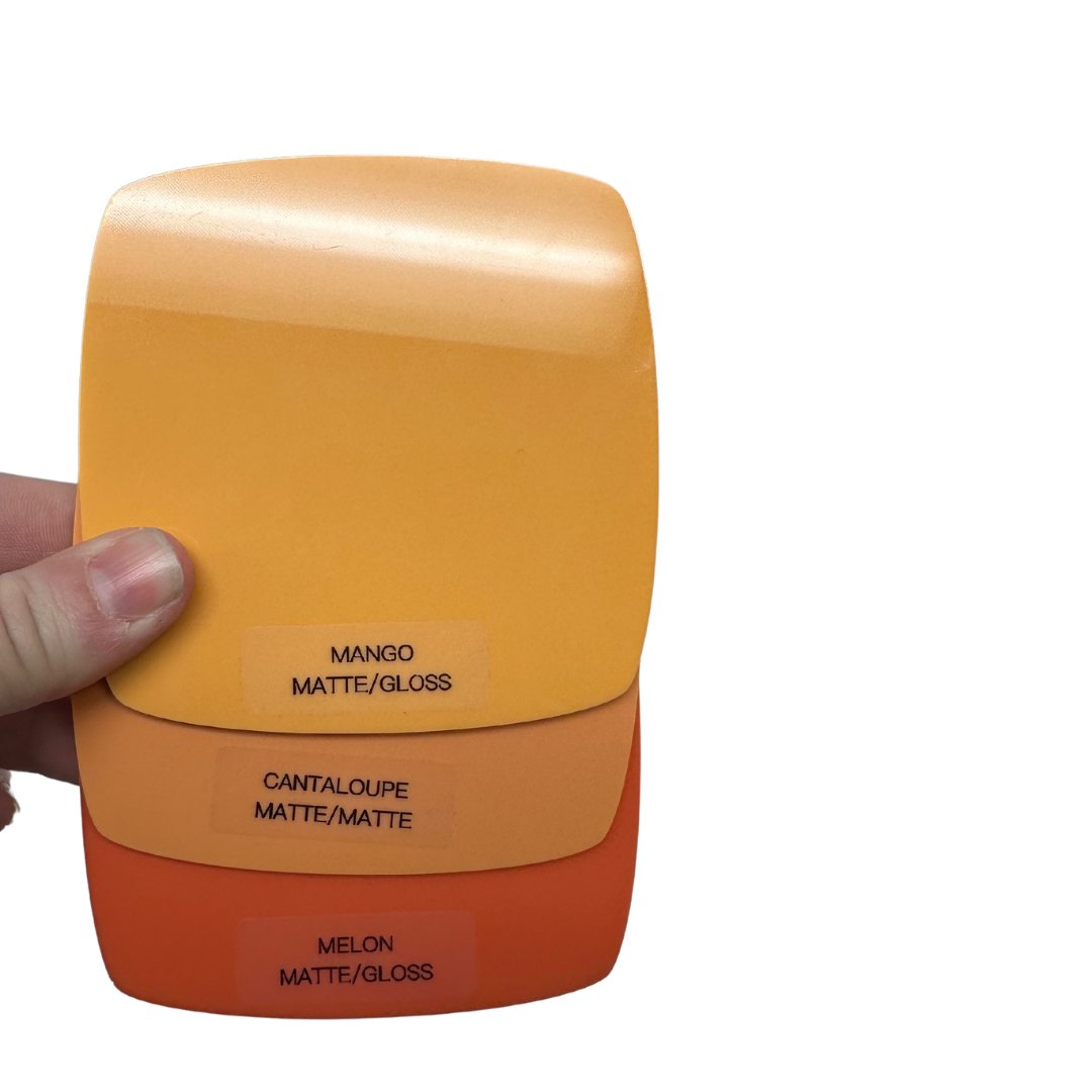 1/8" Matte Mango Cast Acrylic Sheets | Matte/Gloss Finish – Custom Made ...