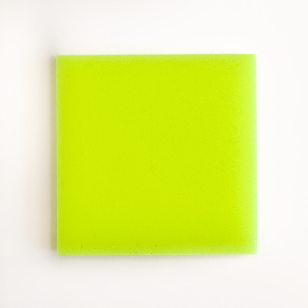 1/8" Matte/Gloss Neon Softball Yellow Cast Acrylic Sheets – Custom Made ...