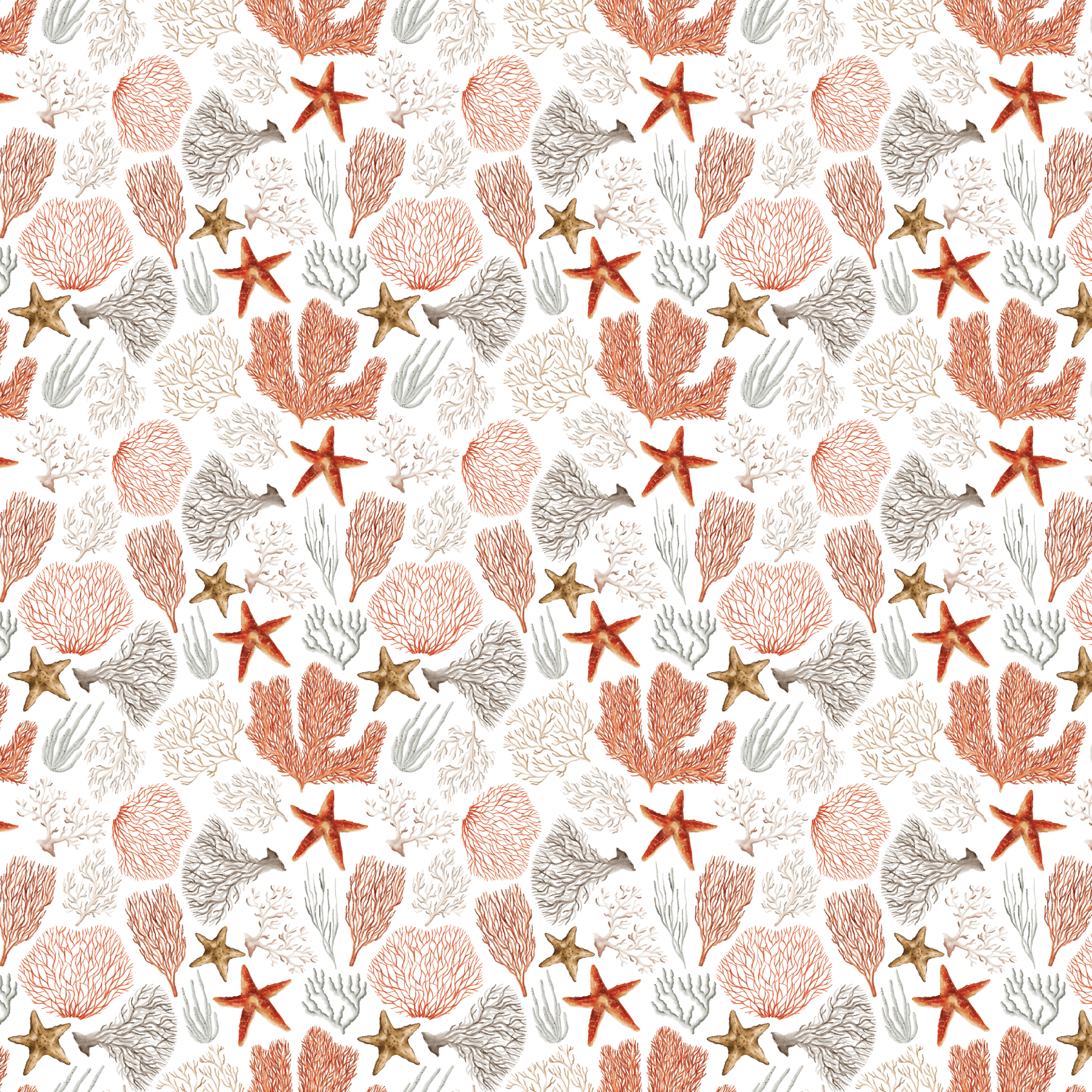 Earthy Sea Corals Pattern Acrylic Sheets – Custom Made Better