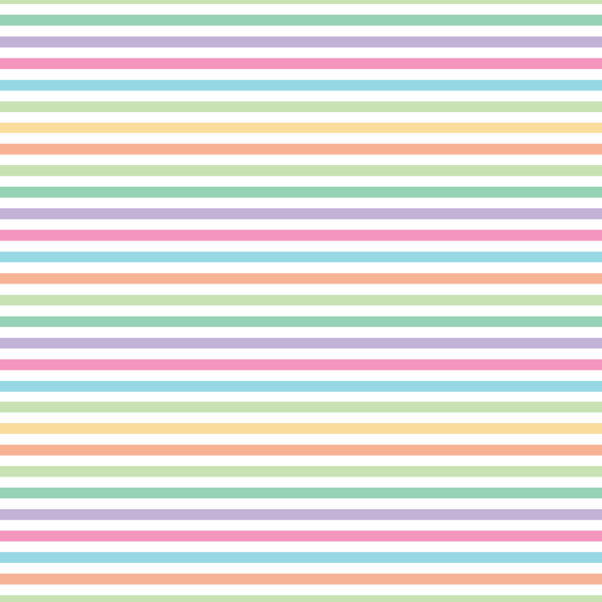 Pastel Rainbow Stripes Pattern Acrylic Sheet – Custom Made Better