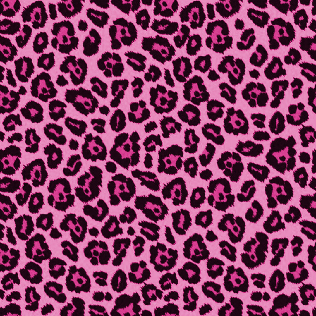 Neon Pink Leopard Print Wallpaper