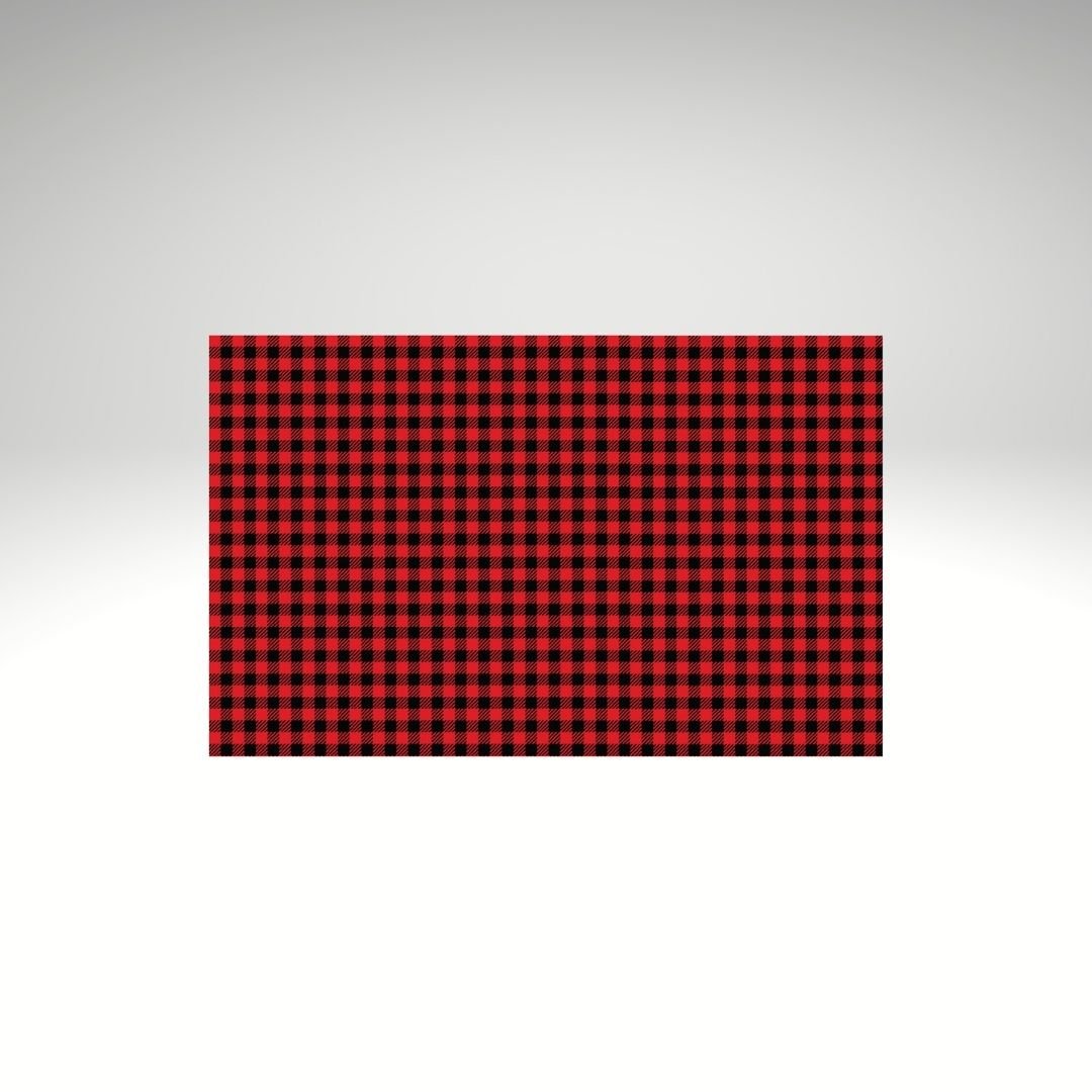 Red Buffalo Plaid Pattern Acrylic Sheet – Custom Made Better
