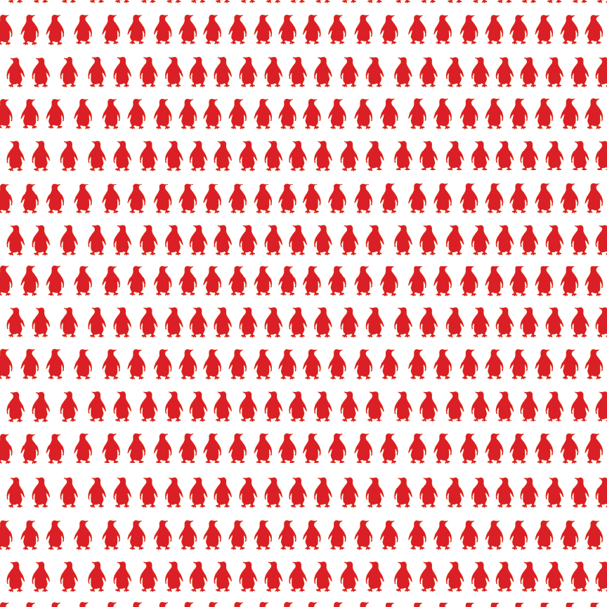 P0799 | Red Penguins Pattern Acrylic Sheets – Custom Made Better